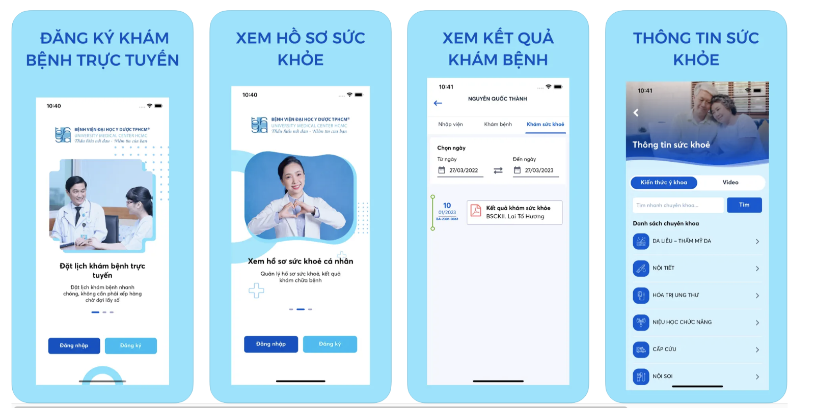 Top 3 App Đăng Ký Khám Bệnh Viện Đại Học Y Dược TP.HCM